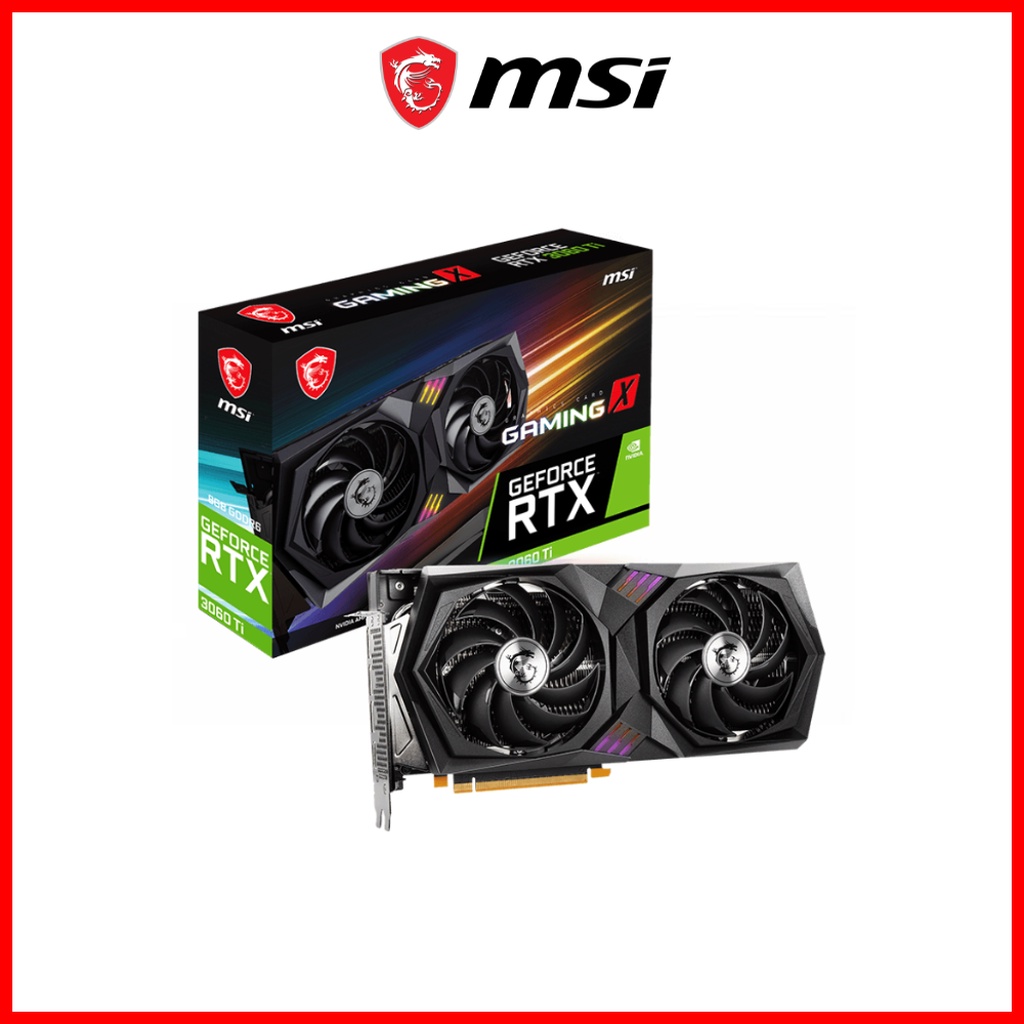 MSI VGA GRFORCE RTX 3060 TI GAMING X 8G LHR การ์ดจอ ประกัน3Y by Neoshop ...