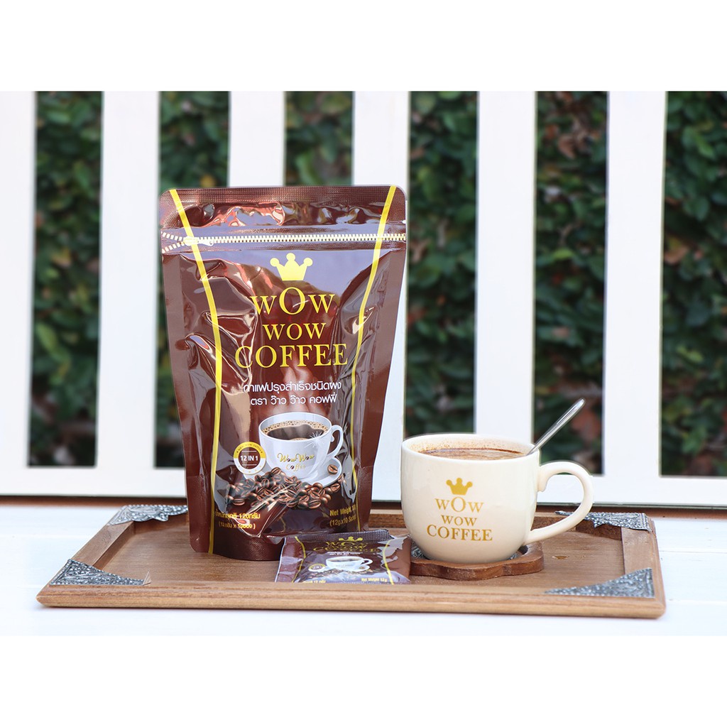กาแฟ WoW WoW Coffee ราคา 3 ห่อ | Shopee Thailand