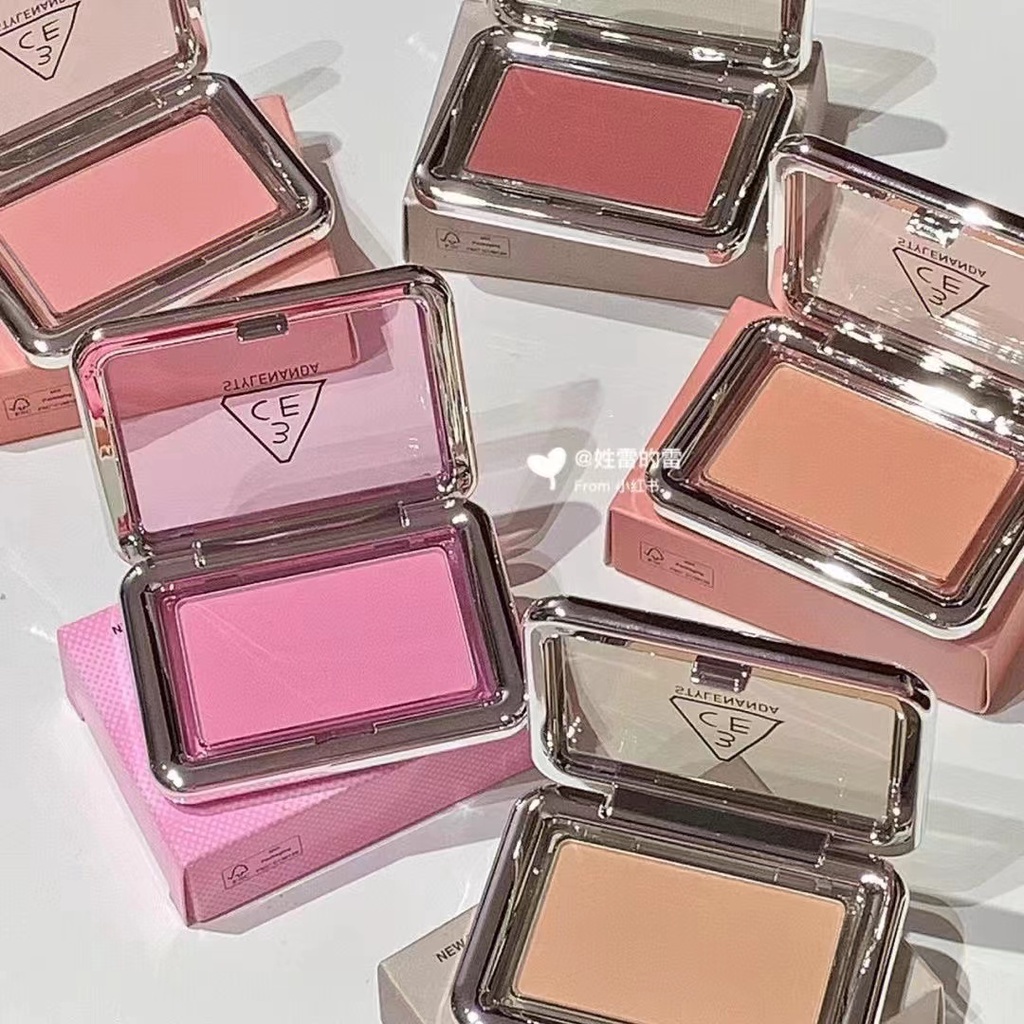 3ce บลัชออนปัดแก้ม เนื้อแมตต์ สีชมพู และสีเบจ 4.5 กรัม | Shopee Thailand