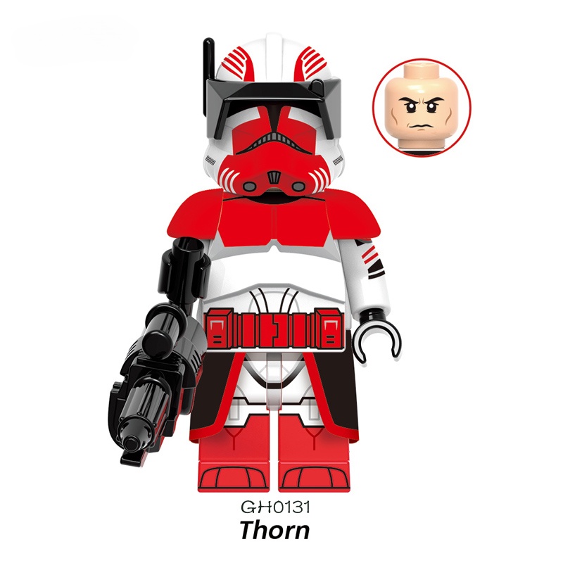 ของเล่นตัวต่อฟิกเกอร์ Space Wars Wrecker Clone Trooper Commander Cody ...