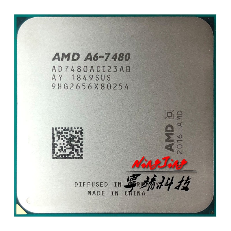 ซ็อกเก็ตหน่วยประมวลผล CPU AMD A6-Series A6-7480 A6 7480 3.5 GHz 65W L2 ...