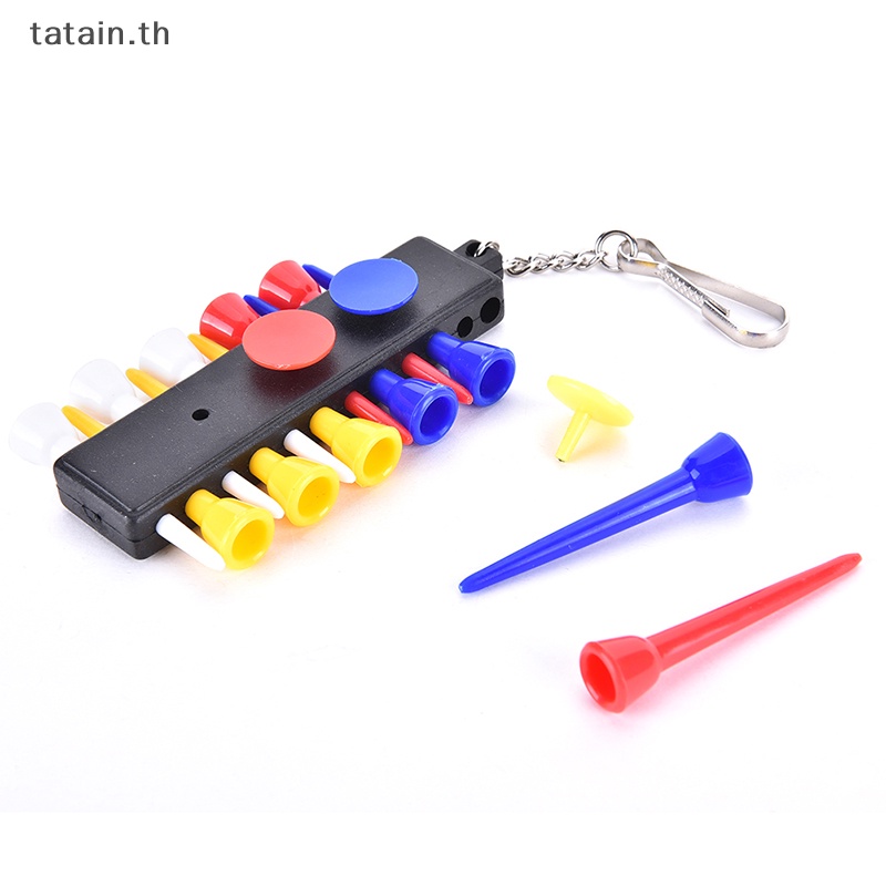 Tatain ที่วางลูกกอล์ฟ 1 ชิ้น พร้อมที่ตั้งลูกกอล์ฟ พลาสติก 12 ชิ้น และ ...