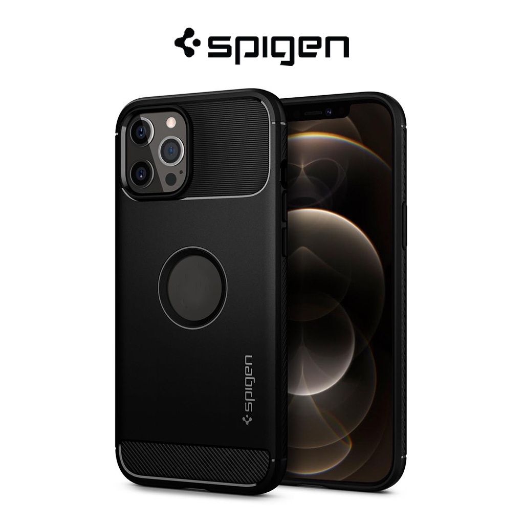 Spigen iPhone 12 Pro / iPhone 12 Case Rugged Armor Casing Mil-Grade ...