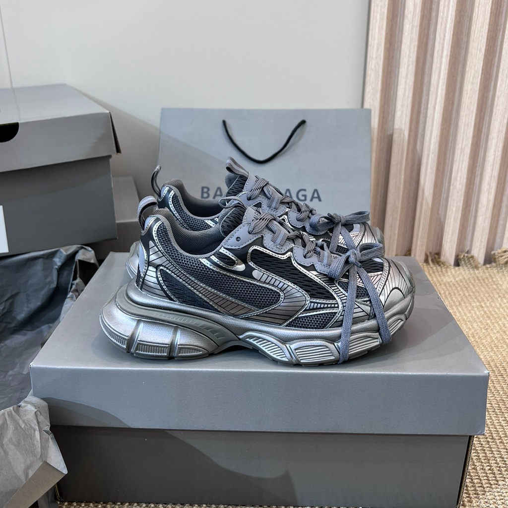 Balenc&ga ใหม่ รองเท้าผ้าใบลําลอง หนังวัว ระบายอากาศ สไตล์วินเทจ เหมาะ ...