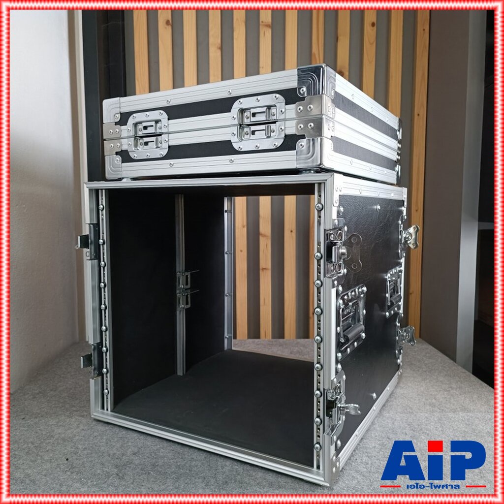 COMPACT B-10U สีดำ RACK ลึก21นิ้ว แร็ค กล่องใส่เครื่องเสียง แร็คลึก21นิ้ว กล่องแร็คสีดำ RACK10U ...