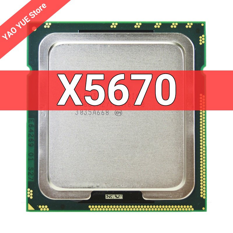 โปรเซสเซอร์ CPU X5670 2.933 GHz Six-Core 12M 95W LGA 1366 2CA6 | Shopee ...