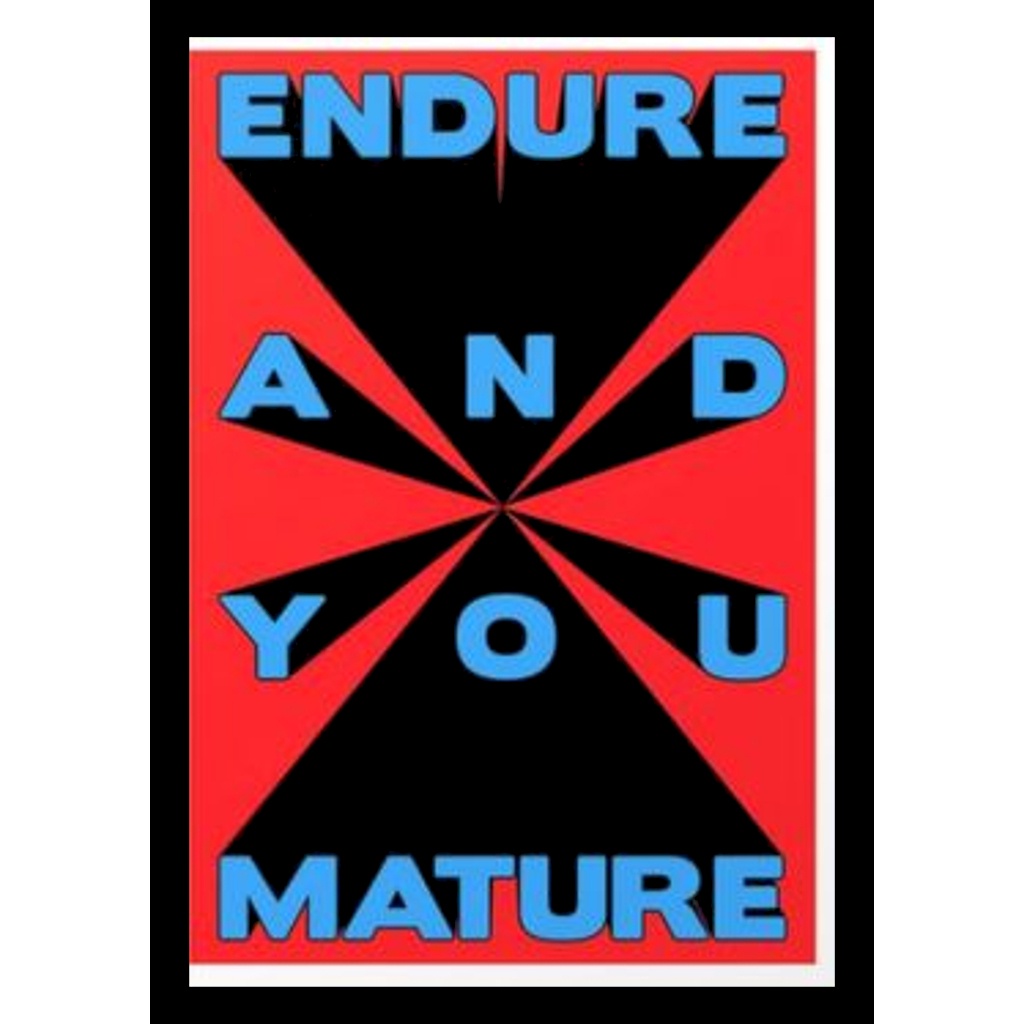 ความร้อน Endure MATURE เสื้อยืด ลาย Power Meme Wordings Abstract Funny ...