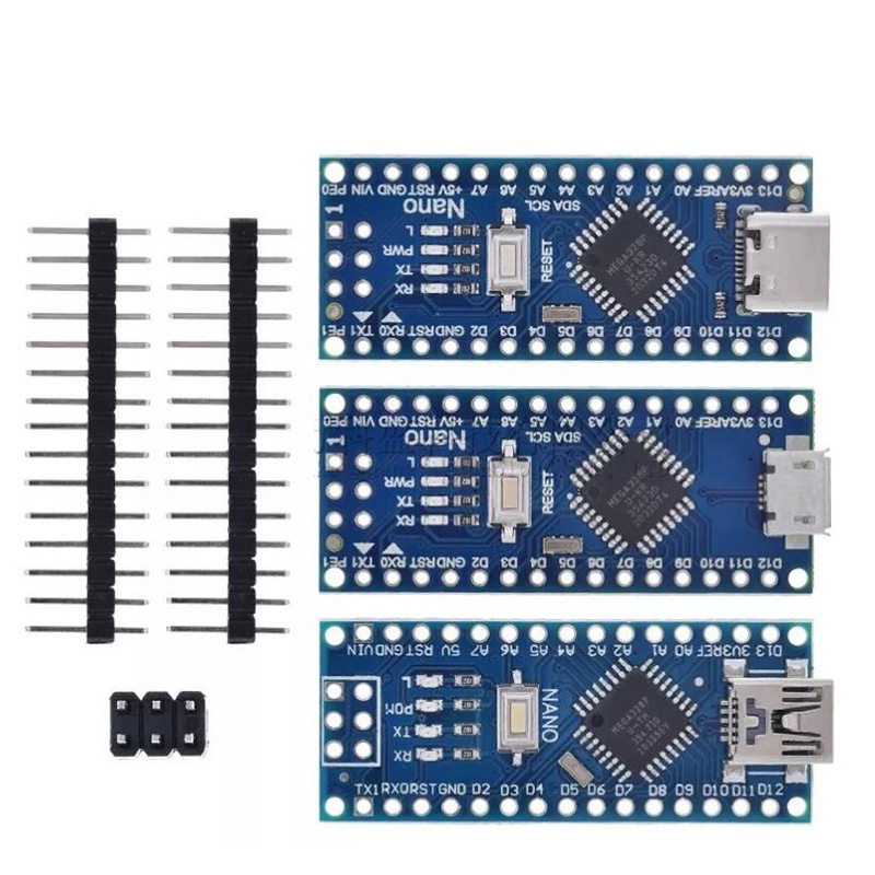 สําหรับ Arduino 5V Nano 3.0 ATmega328P Micro USB mini type c Controller Board Driver THH1 ...