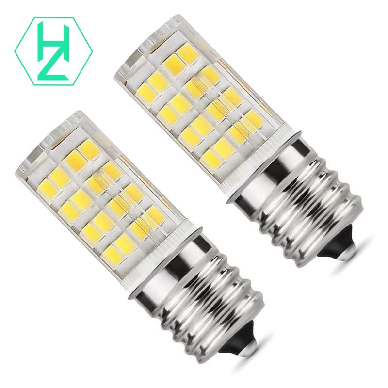 หลอดไฟ LED E17 6000K 40W หรี่แสงได้ 4W เซรามิก E17 สําหรับเตาอบไมโครเวฟ 2 แพ็ก | Shopee Thailand