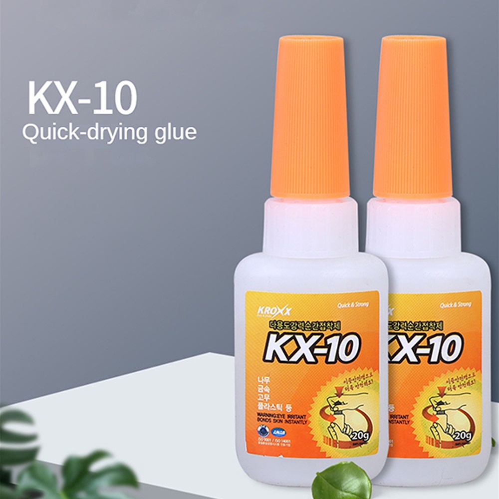Korea KX-10 กาวอะคริลิคเรซิ่น แห้งเร็ว 20 กรัม สําหรับรองเท้าแตก หนัง ...