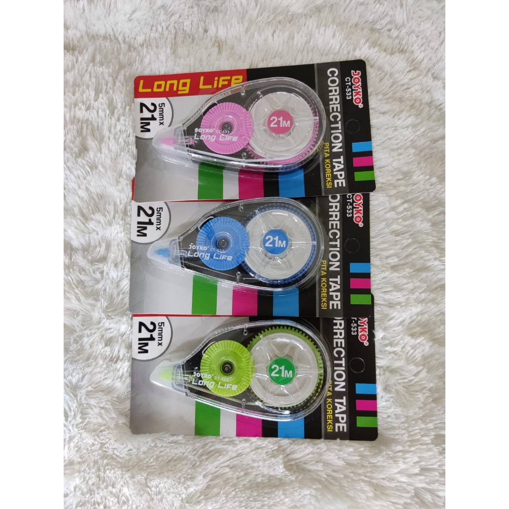 Type-X Correction Joyko Tape Long Life (CT-533) - 5mm x 21m | Shopee ...