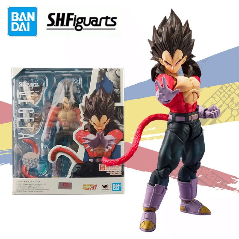 Bandai Original S.H.Figuarts SHF Dragon Ball GT Super Saiyan 4 Vegeta ...