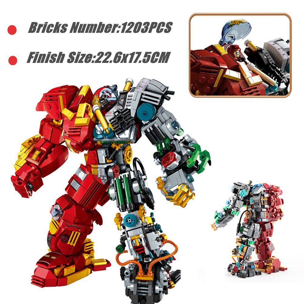 Disney Marvel Cyber Hulkbuster Avengers Ironman Heroes Mk44 Mark 44 ...