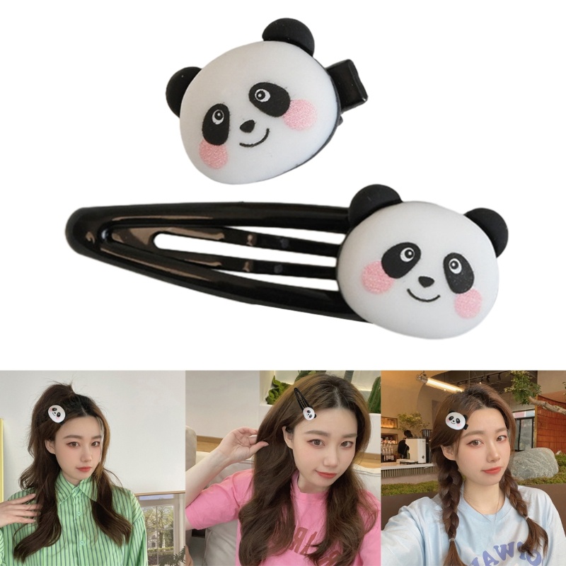 Cadiling น่ารัก Panda กิ๊บติดผมสัตว์สไตล์ Hairpin หวานตลกน่ารักผม Tie ...
