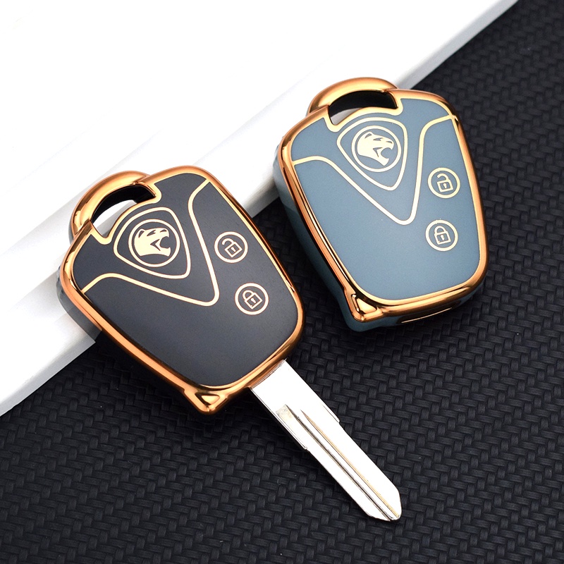 เคสกุญแจรีโมทรถยนต์ TPU สําหรับ Proton Wira Waja Saga BLM Key Proton ...