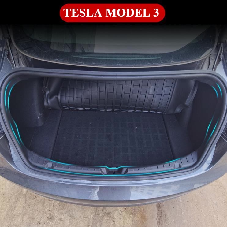 TESLA MODEL 3 ชุดยางกันรอยท้ายรถ Trunk Guard มุมประตู Sill Strip Anti ...
