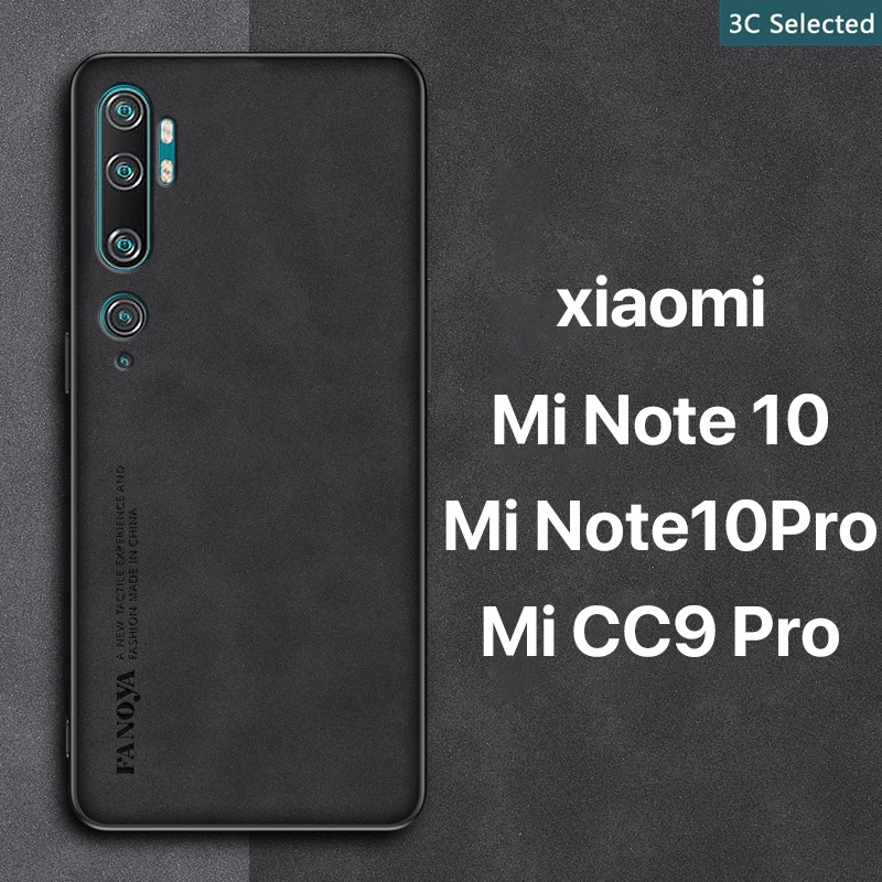หนังกลับ เคส Mi Note 10 CC9 Pro Case สัมผัสที่สบาย ป้องกันลายนิ้วมือ ขอบTPUนุ่ม ป้องกันกล้อง ...