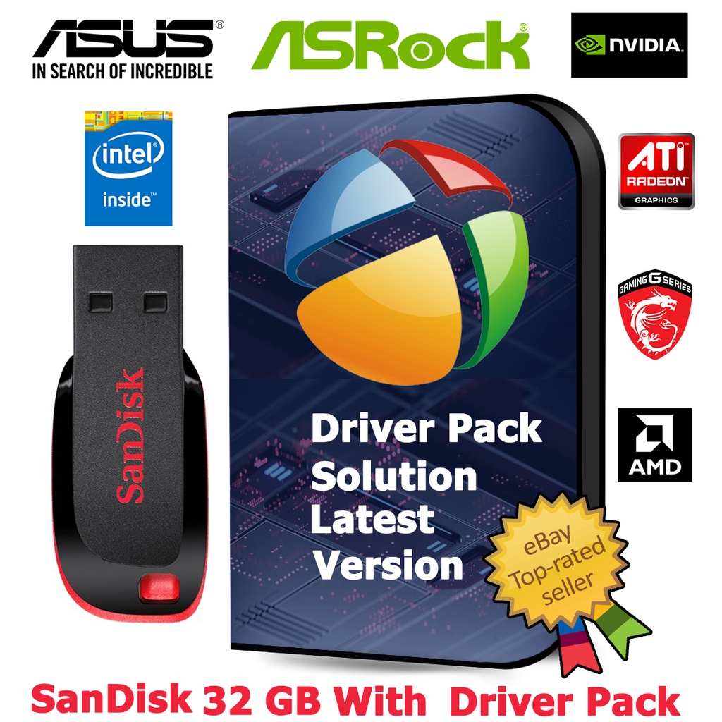โปรแกรมช่วยลงไดร์เวอร์ อัตโนมัต DriverPack Solution 17.7.4 Full Offline ...