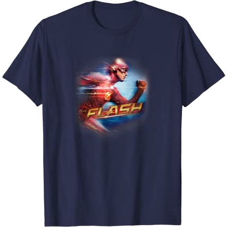 Baju Kaos เสื้อยืดแขนสั้น ผ้าฝ้าย 100% พิมพ์ลาย The Flash TV Series ...