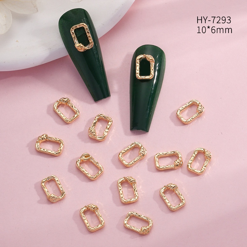 ใหม่ เครื่องประดับตกแต่งเล็บ โลหะถัก อัลลอย | Shopee Thailand