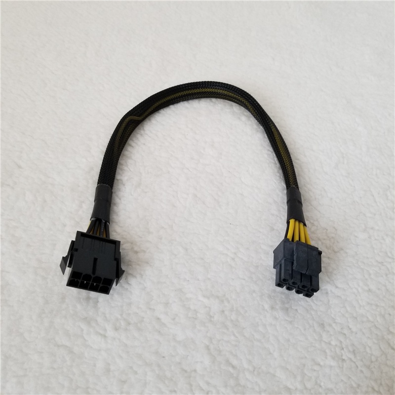 Cpu 8Pin ( 4Pin + 4P ) EXTENSION Power Supply Cable Lead 18AWG Wire ...
