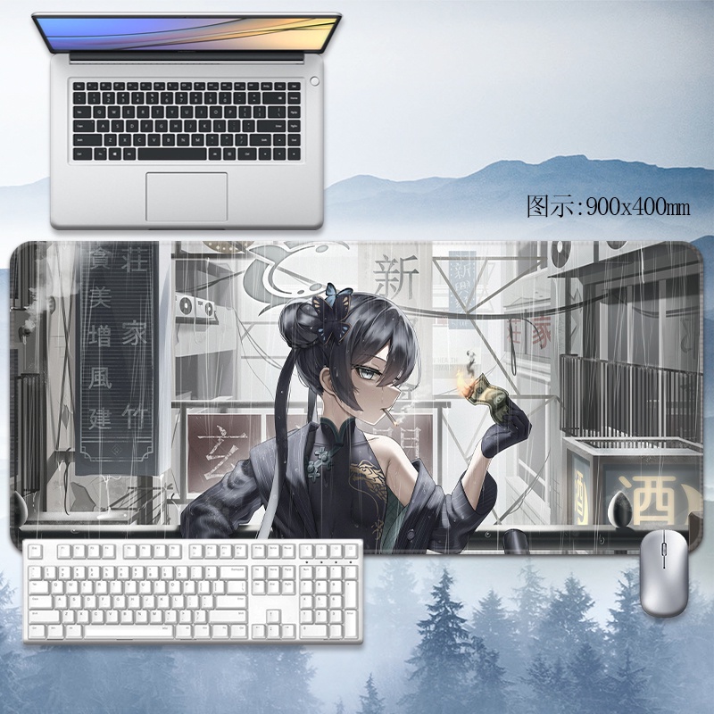 Blue Archive Mouse Pad sunaookami siroko Custom table pad takanasi ...