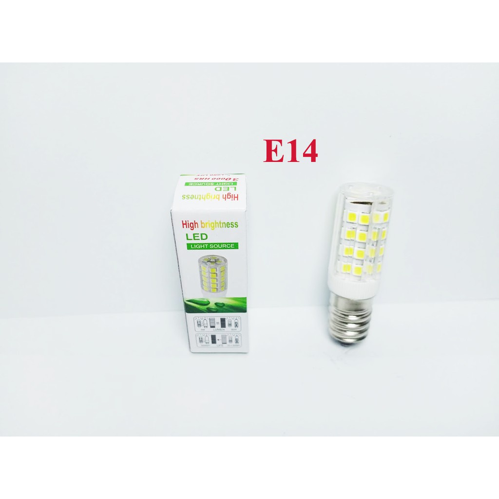ชุดไฟ หลอดไฟตู้เย็น LED แสงขาว แสงวอร์ม 5W แบบเกลียว รุ่น E12, E14, E17 หลอดประหยัดไฟ | Shopee ...