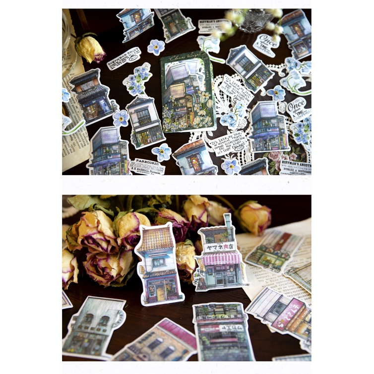 Midoo สติกเกอร์กระดาษวาชิ ลายดอกไม้ ใบไม้ ธรรมชาติ สําหรับตกแต่งสมุดภาพ ...