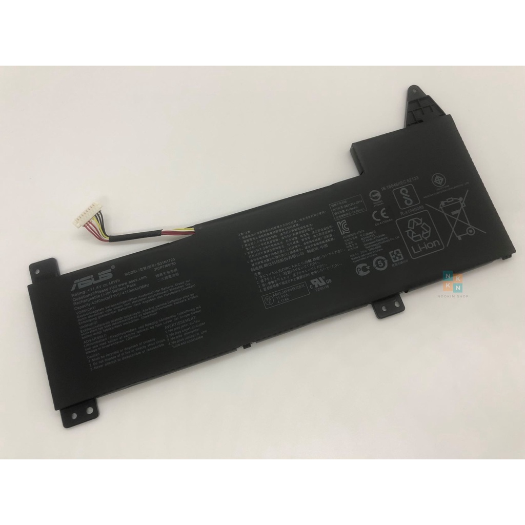 B31N1723 ASUS แบตเตอรี่ ของแท้ (สำหรับ VivoBook F570ZD X570ZD R570UD M570DD K570UD X570DD ...