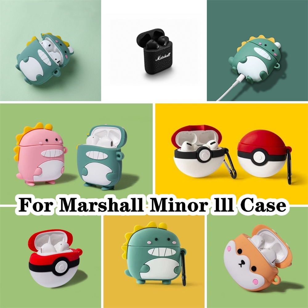 【Case Home】เคสหูฟัง แบบนิ่ม ลายการ์ตูน สําหรับ Marshall Minor III ...