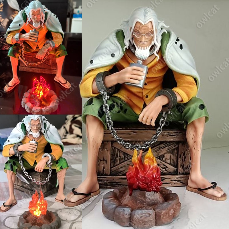โมเดลวันพีช One Piece Rayleigh (LED Light Bonfire Ver.) 16cm GK Dark ...