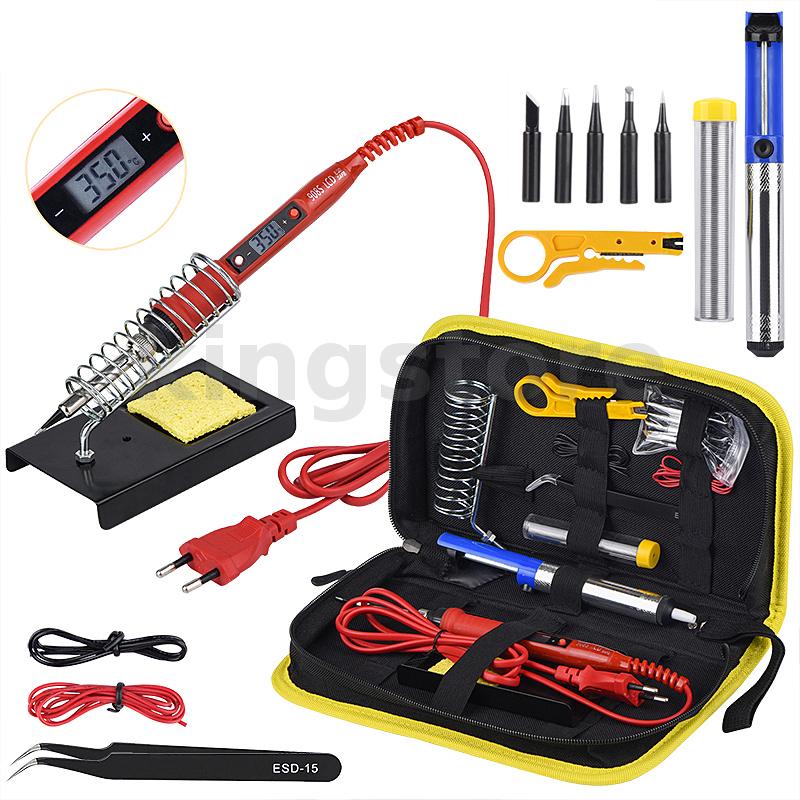 Weller WP80 ชุดหัวแร้ง 80W พร้อมเคสสีแดง สําหรับงานอิเล็กทรอนิกส์ DIY ...