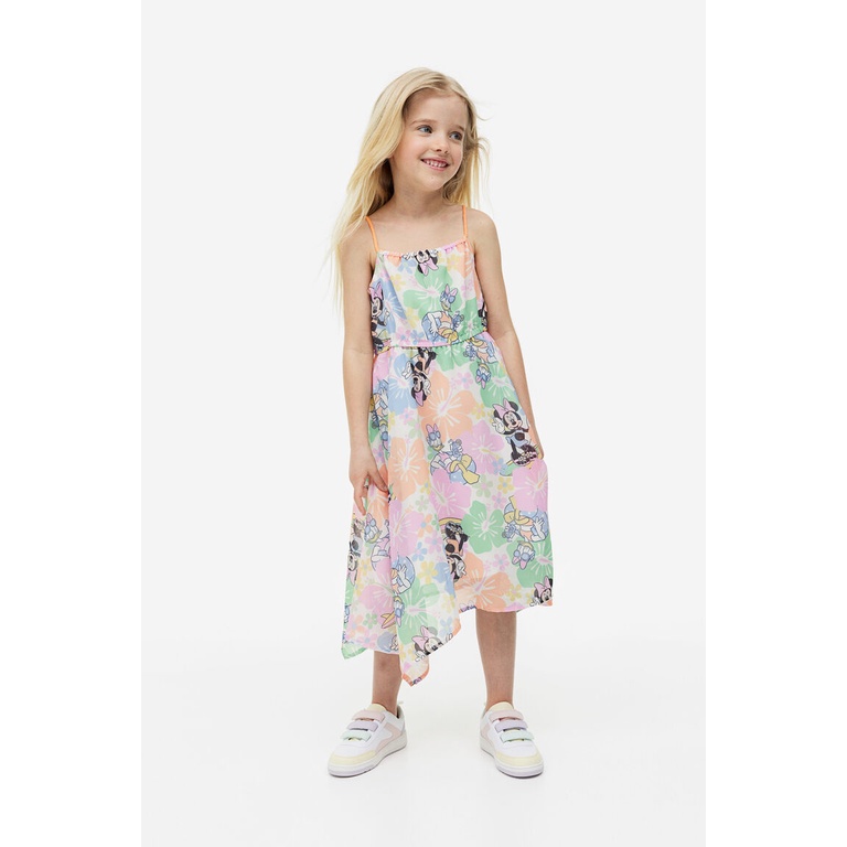 H&M Girl Asymmetric chiffon dress 1182050_1 | Shopee Thailand