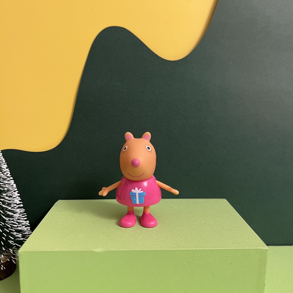 ตุ๊กตาฟิกเกอร์ Peppa Pig antelope bull coyote mole rat goat Alexander ...