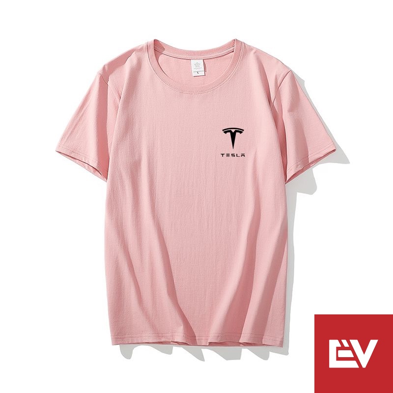 เสื้อยืด ผ้าฝ้ายแท้ พิมพ์ลาย Elon Musk Same Style Tesla Tesla Fans ...