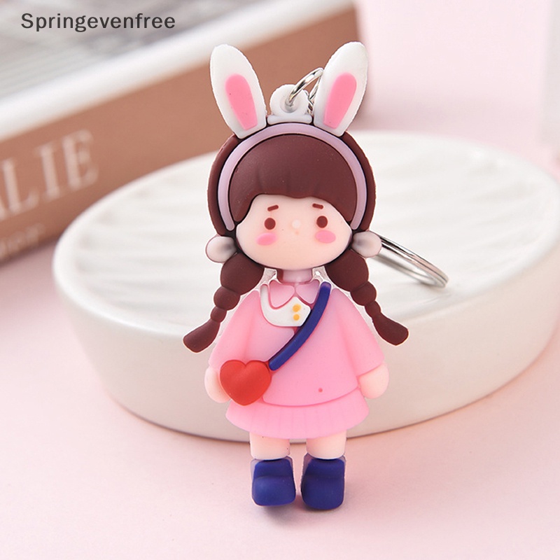 Spef ใหม่ พวงกุญแจ จี้ตุ๊กตาคู่รักน่ารัก ขนาดเล็ก สําหรับแขวนกระเป๋า ...