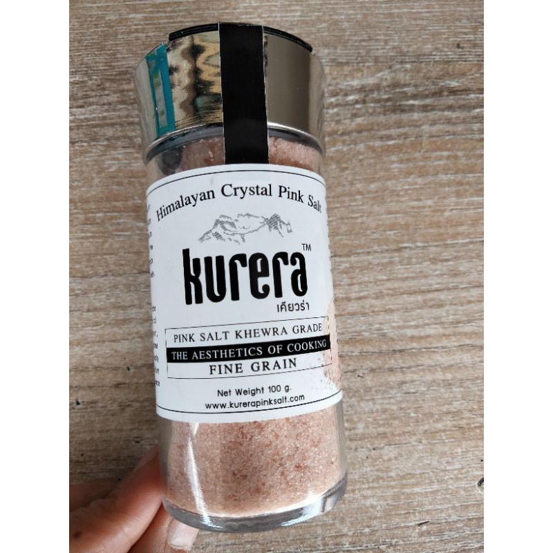 🔥 Kurera Himalayan Pink Salt Fine Grain เกลือหิมาลัย บริโภค ไม่เสริม ...
