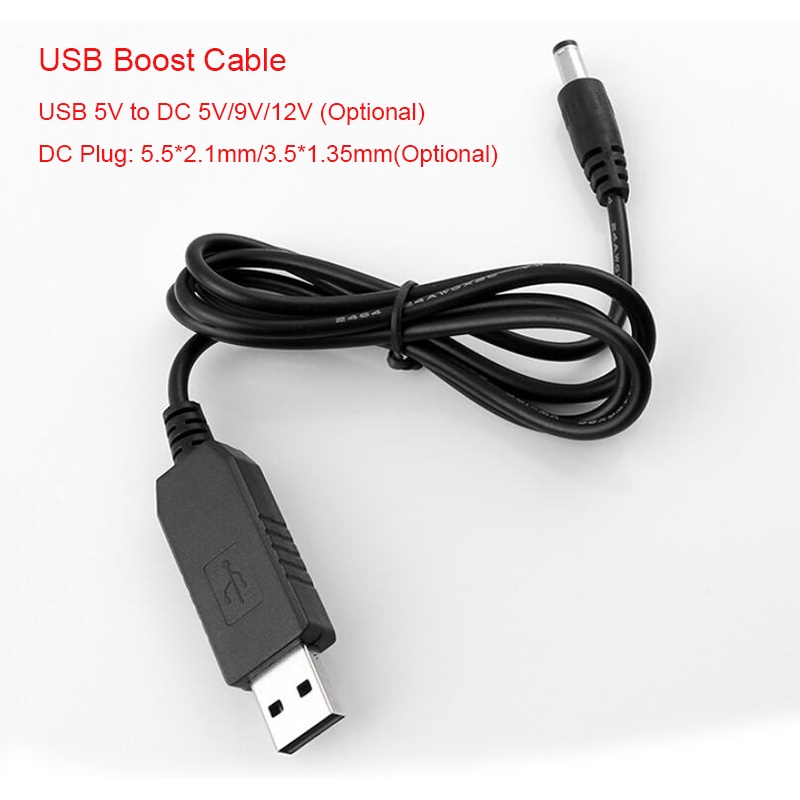Banggood USB Power Boost สาย DC 5V ถึง DC 9V / 12V Step UP โมดูล USB Converter อะแดปเตอร์สาย 5.5 ...