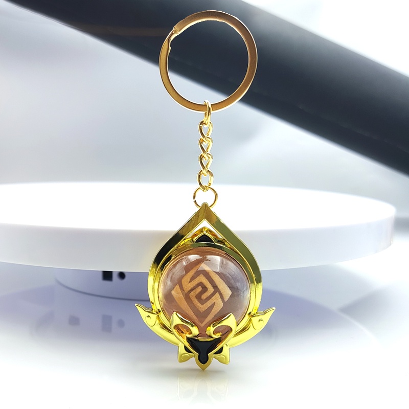 พวงกุญแจกระจก ลายเกม Genshin Impact Visions Sumeru Mondstadt Liyue ...