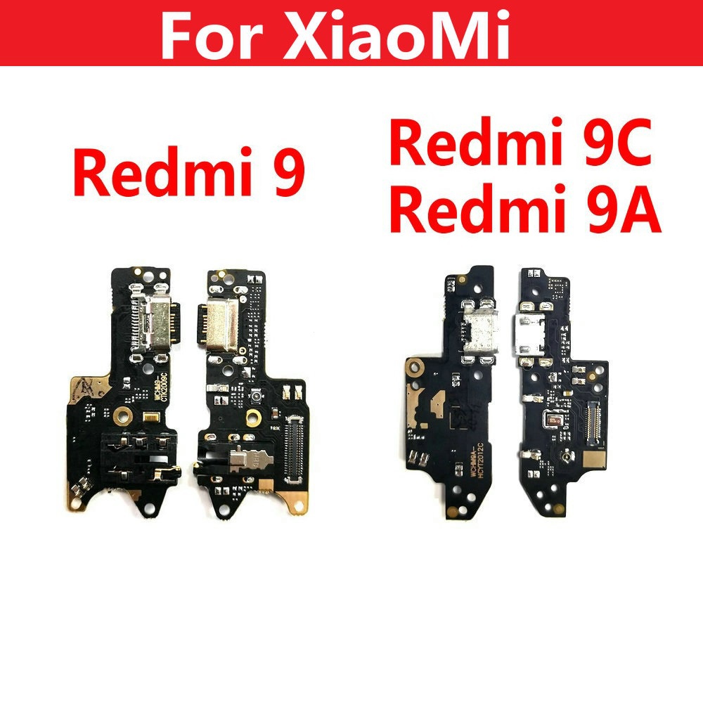 บอร์ดชาร์จ USB พร้อมสายแพไมโครโฟน สําหรับ Xiaomi Redmi 9 9C 9A | Shopee ...