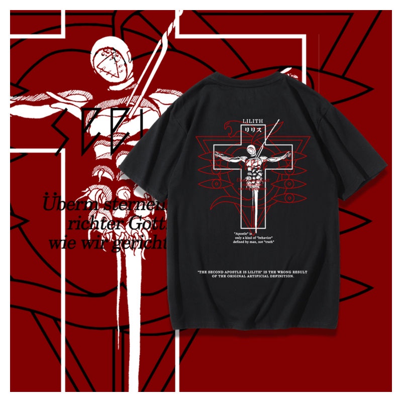 BEST QC ราคาถูกEVA joint เสื้อยืด New Genesis Evangelion Second Apostle ...