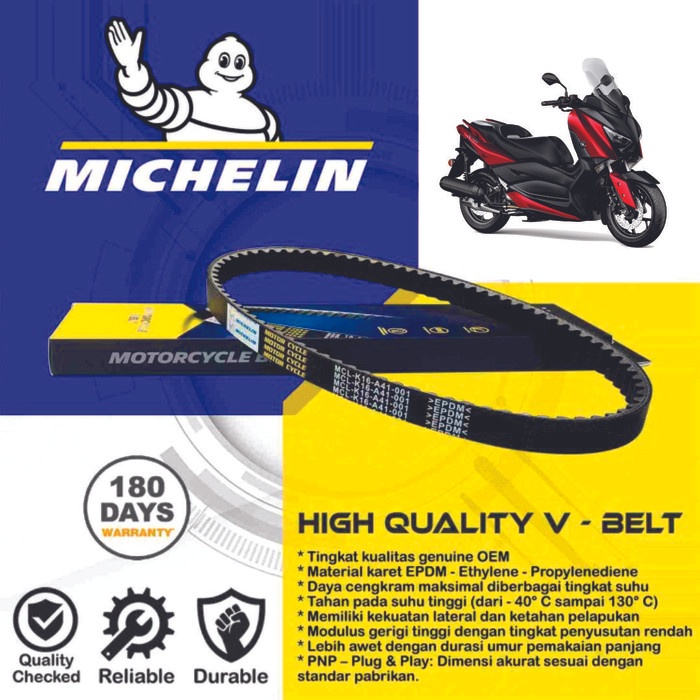 Michelin V Belt Yamaha XMAX Van Belt Motorcycle MCL B5X Sccoter Matic ...