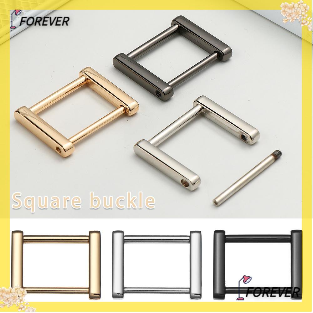 FOREVER Metal Rectangle Rings Buckle Bag Strap Accessories Bag Loop ...