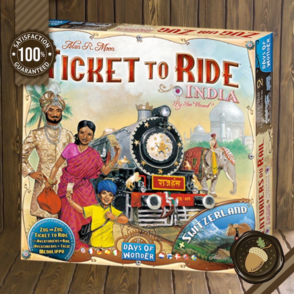Ticket to ride: India Map | Shopee Thailand