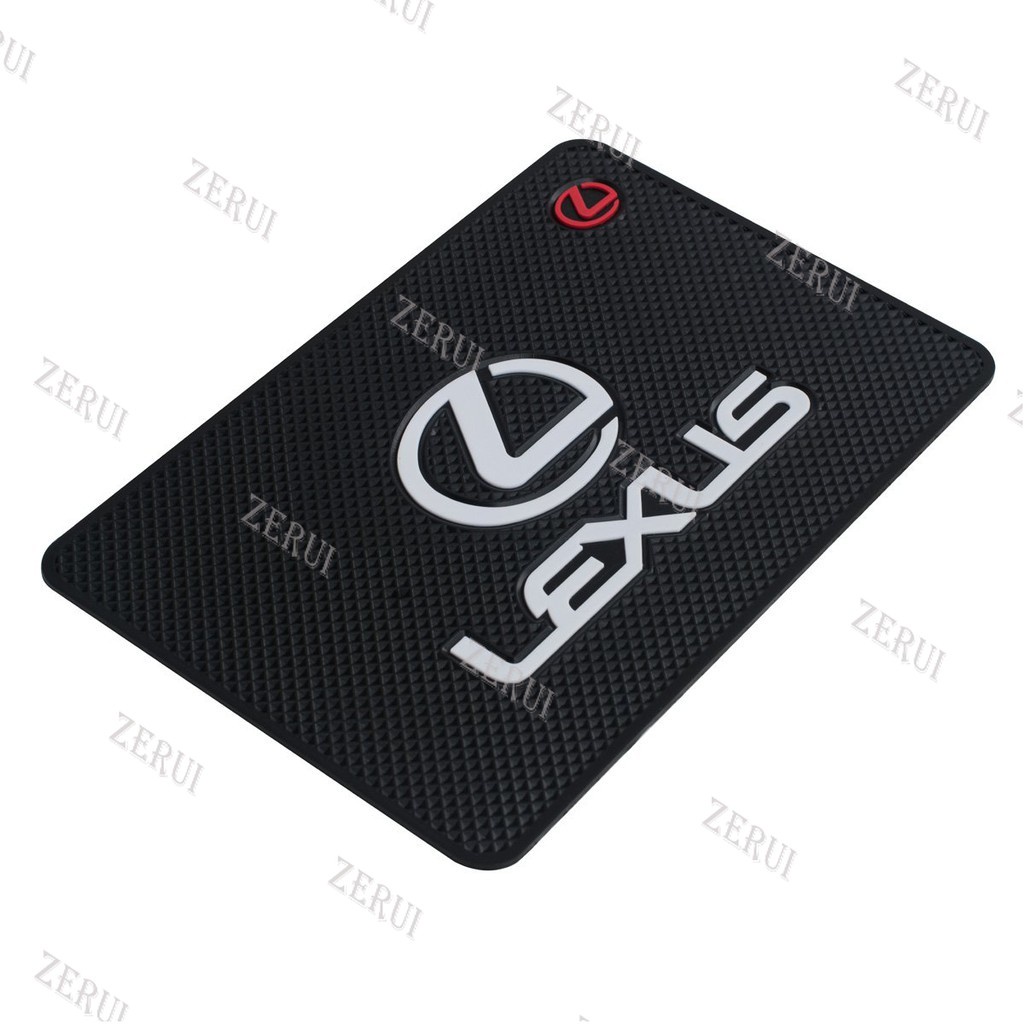 Zr แผ่นแดชบอร์ดรถยนต์ กันลื่น ลายโลโก้ Lexus CT ES IS GS LS LX RX UX NX ...