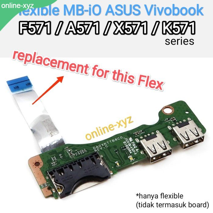 Asus Vivobook F571 X571 A571 F571 F571 F571GT F571GD สายยืดหยุ่น ...