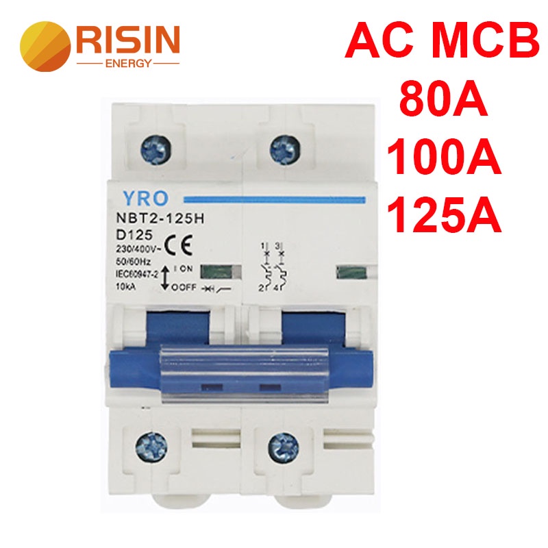ส่งฟรี เบรกเกอร์วงจร RISIN 1P 2P 3P 4P Curve C MCB 220V 4.5KA AC ขนาดเล็ก 80A 100A 125A | Shopee ...