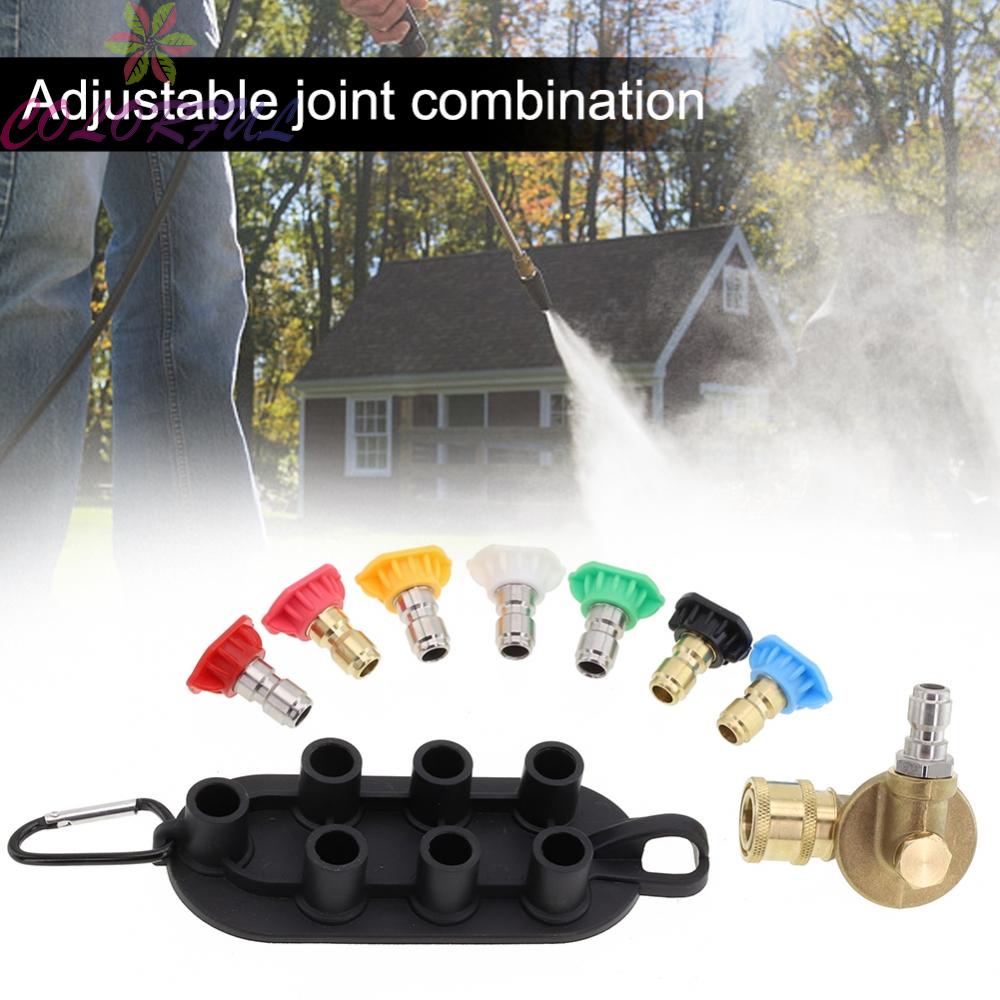 【COLORFUL】Spray Nozzles 1/4\" Quick Connect Plug 7Pcs Spray Nozzles ...