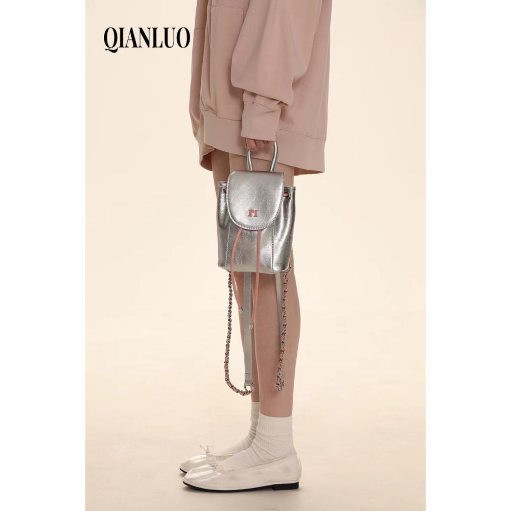 QIANLUO กระเป๋าสะพายข้าง กระเป๋าถือ หรูหรา สไตล์ฝรั่งเศส แฟชั่นสําหรับ ...