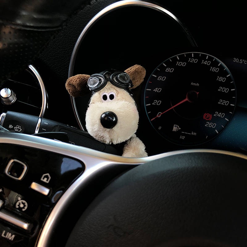 Pilot Wallace and Gromit Car Pocket Decoration Doll Car Turn Signal ...